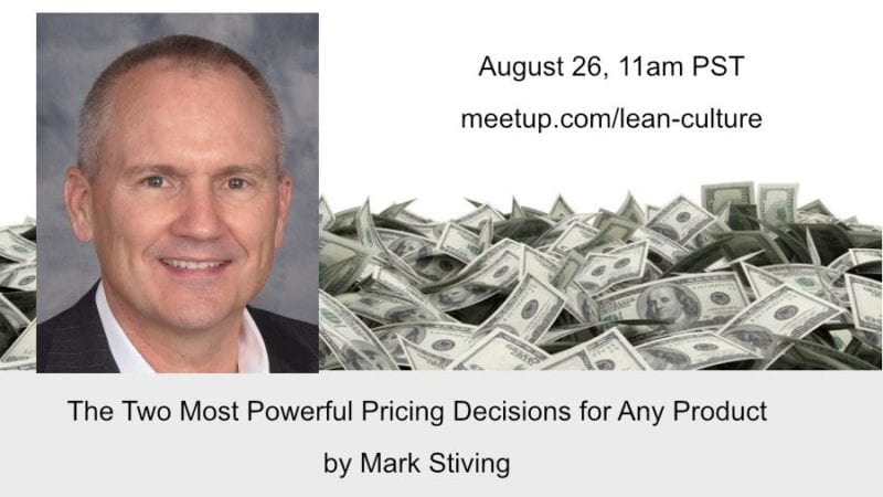 Mark Stiving on Value Based Pricing and Price Segmentation