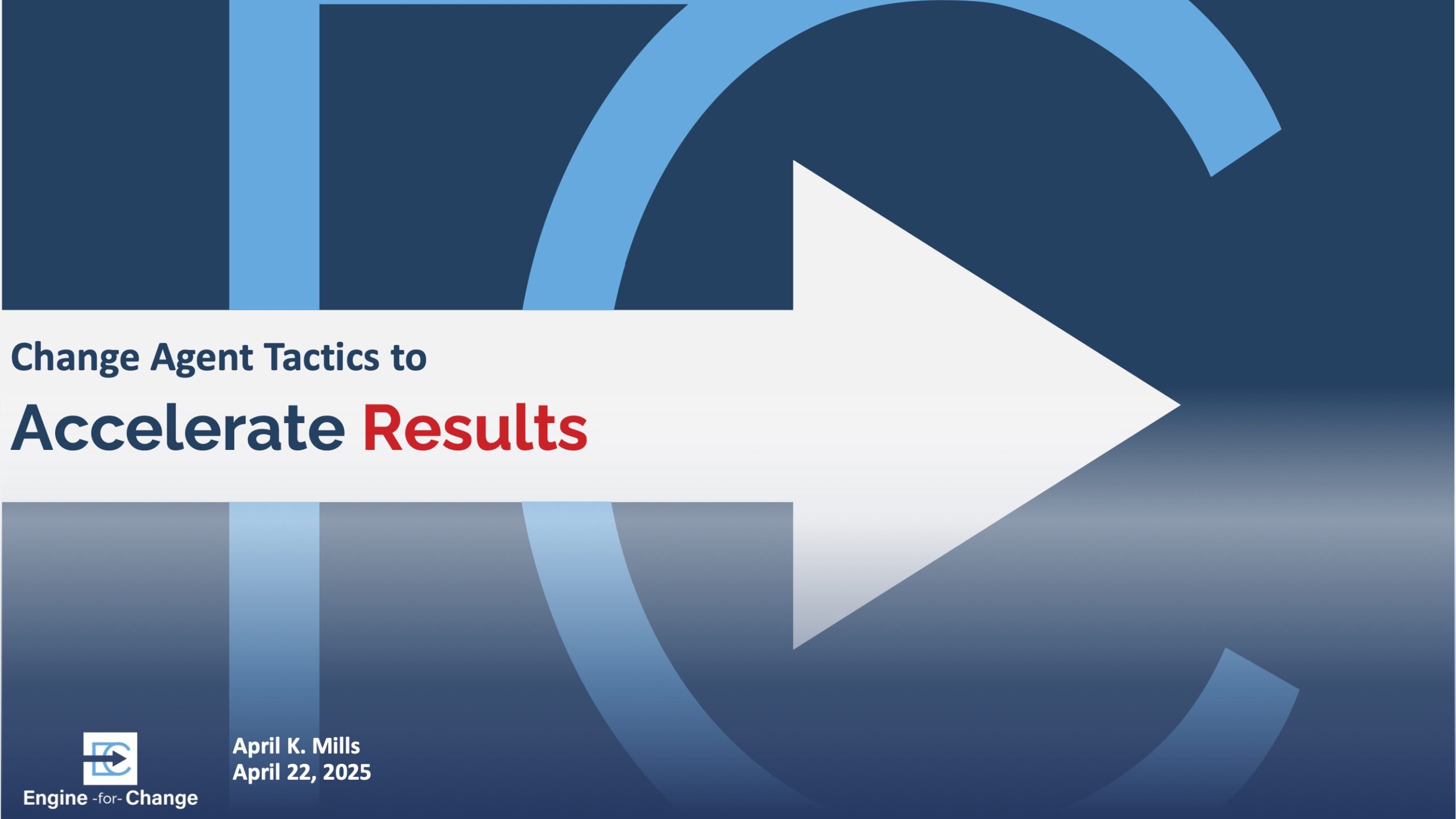 April K. Mills on "Accelerate Results" - SKMurphy, Inc.